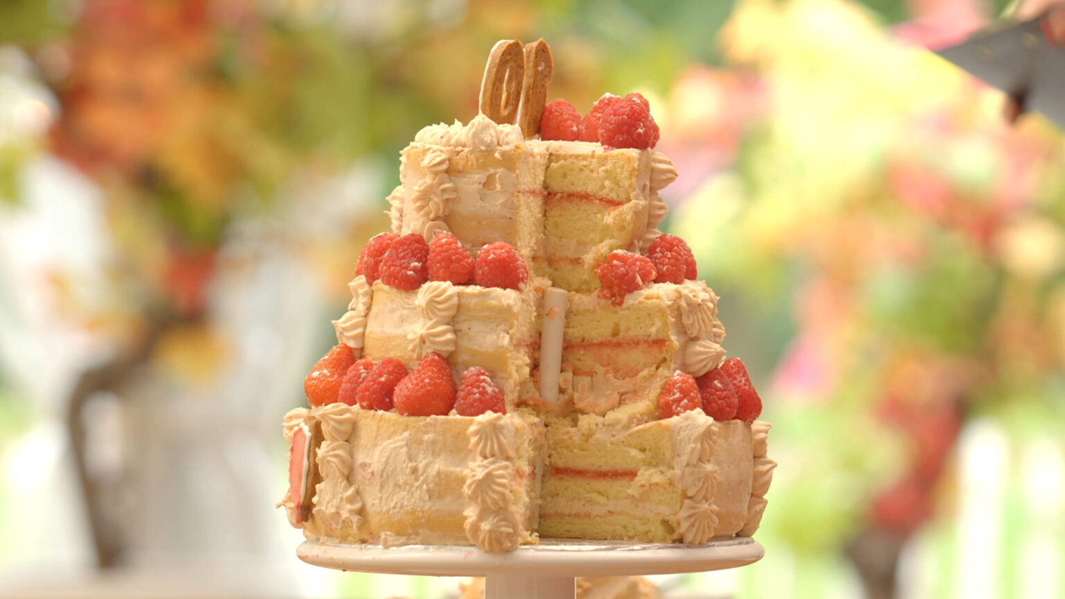 Taart met zandkoekjes - Heel Holland Bakt