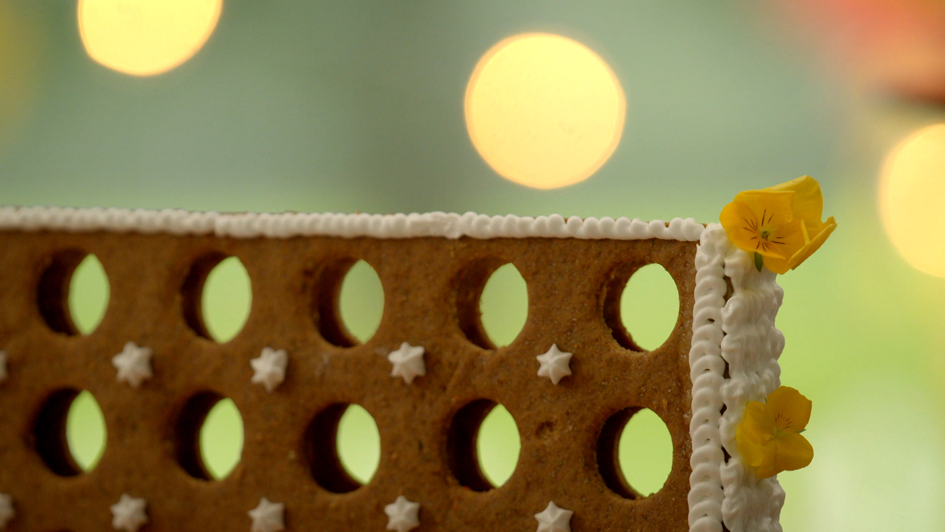 Vier op een rij van gemberkoek - Heel Holland Bakt